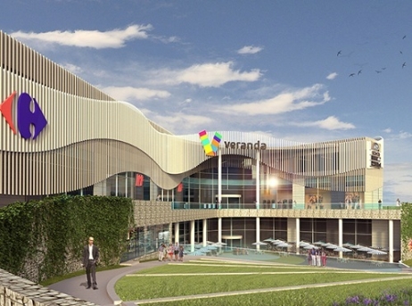 Veranda shopping center construction underway